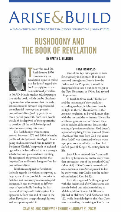 Chalcedon | Rushdoony and the Book of Revelation